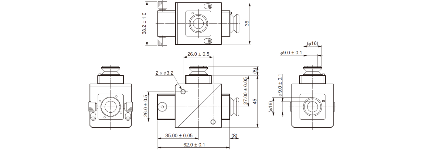 Interchangeable dichroic block A10034-90 | Hamamatsu Photonics