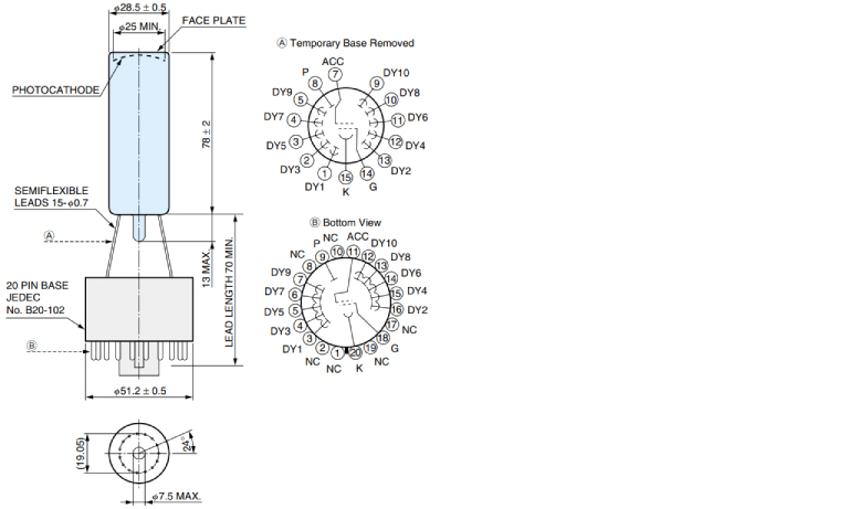 Photomultiplier tube R9980 | Hamamatsu Photonics