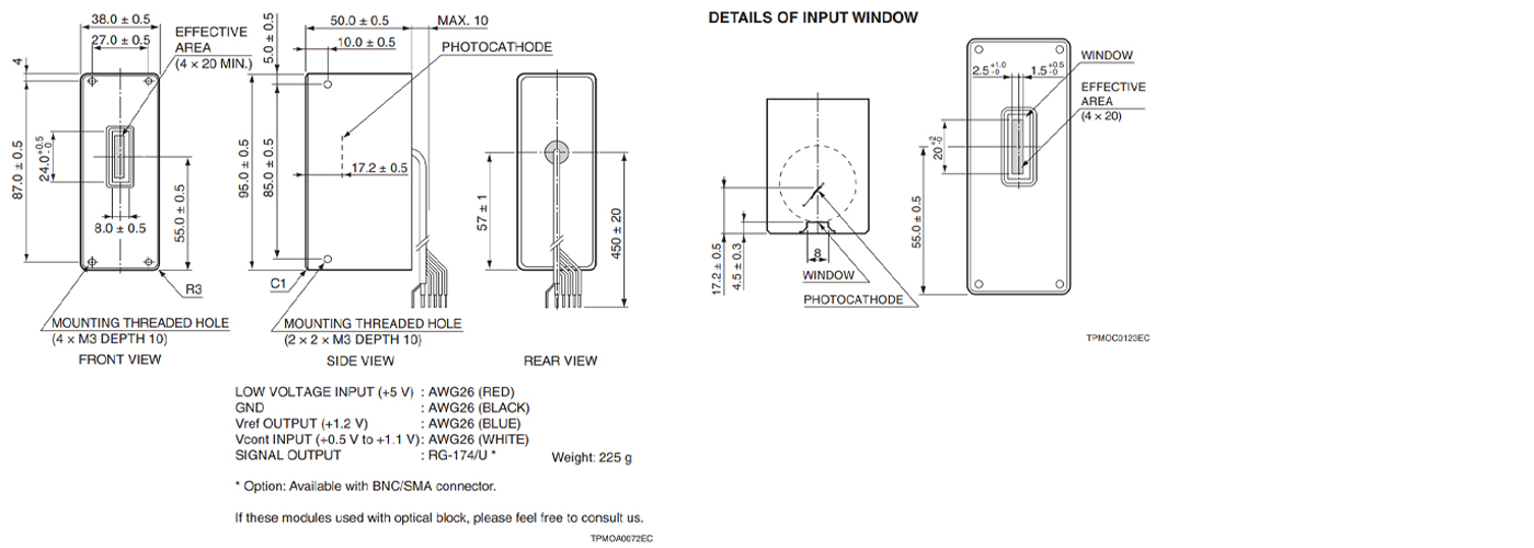 Photosensor module H11461-03 | Hamamatsu Photonics