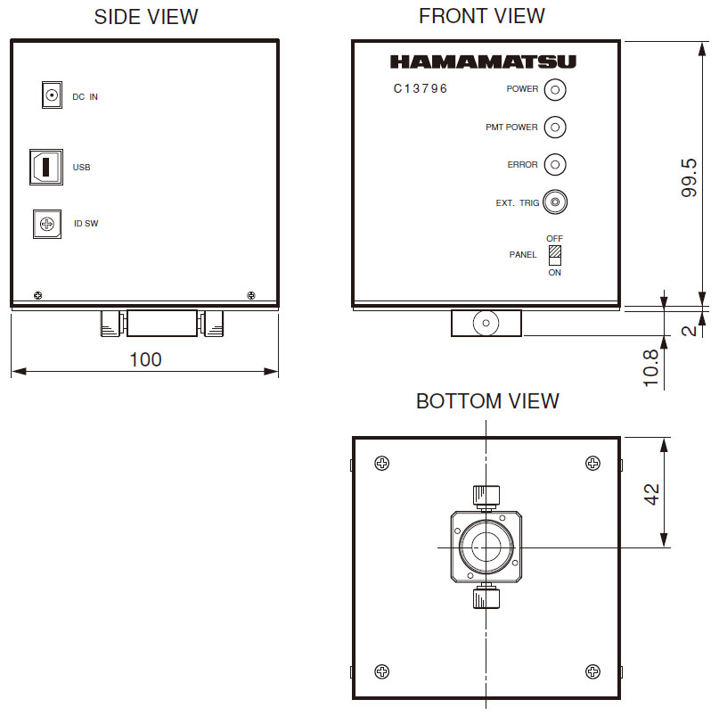 Photon detection unit C13796 | Hamamatsu Photonics