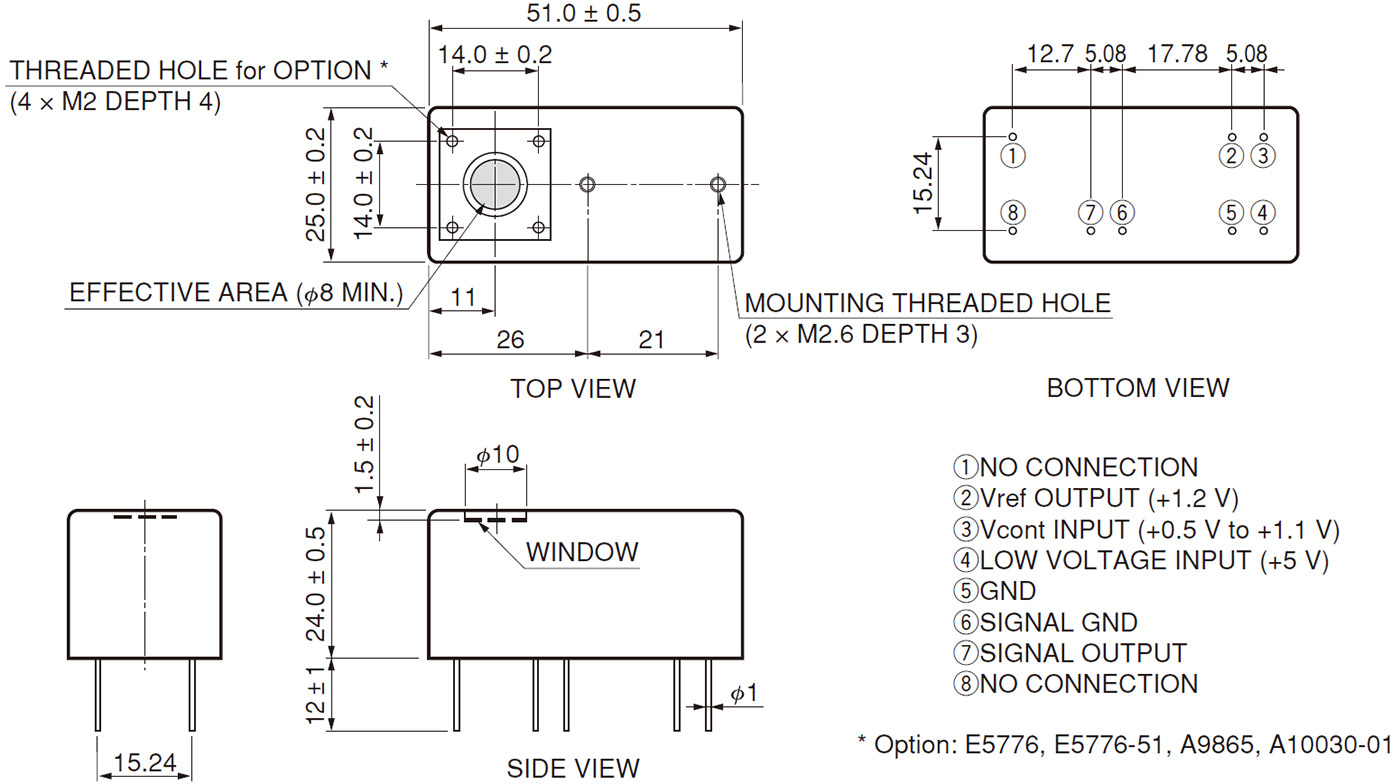 Photomultiplier tube module H10720-19 | Hamamatsu Photonics