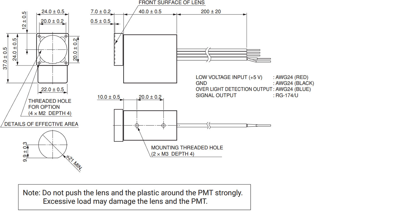 Photon counting head H10682-110W | Hamamatsu Photonics