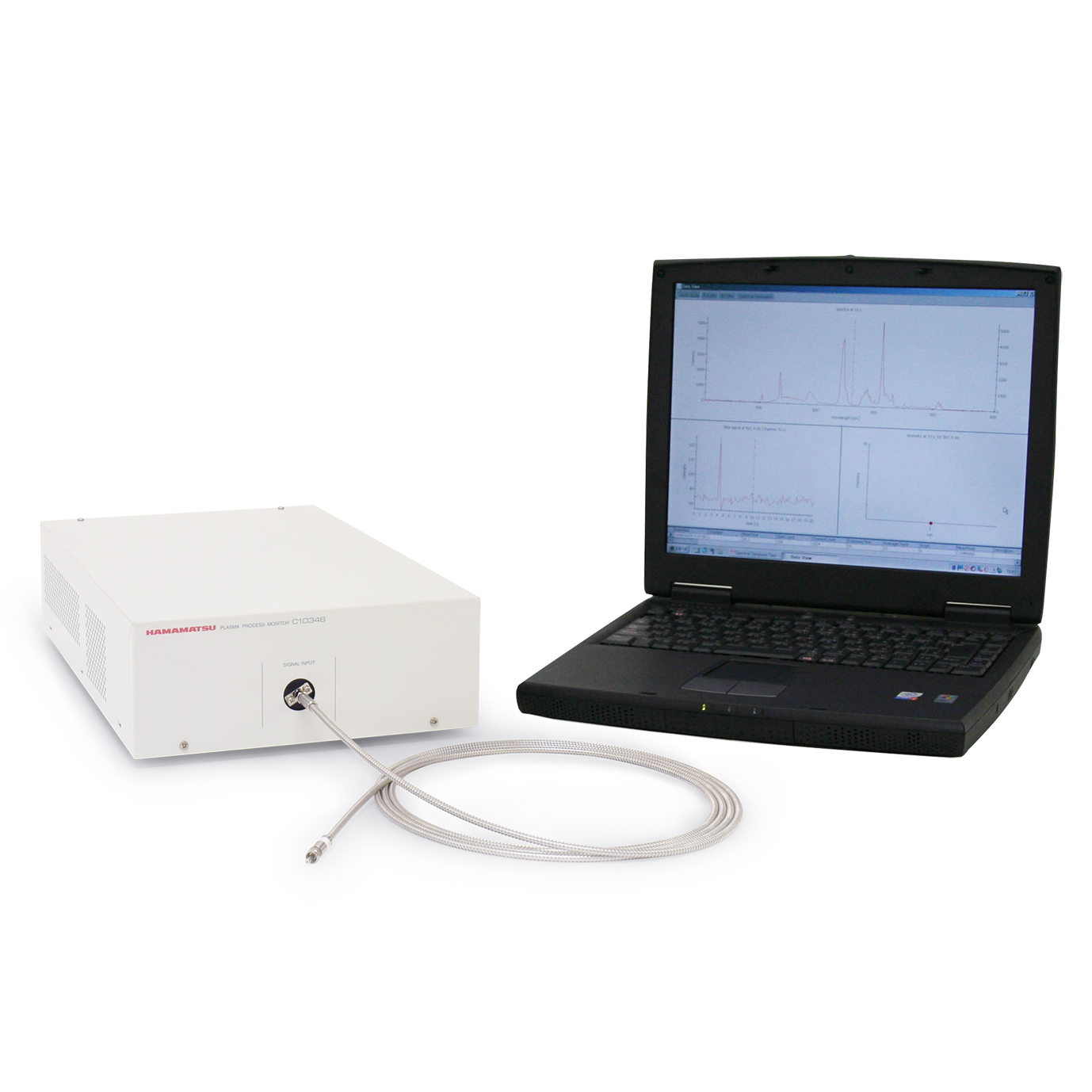 Endpoint detection, plasma luminescence analysis